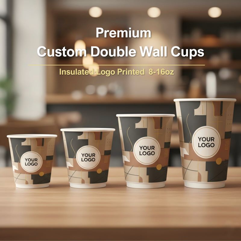 Custom Double Wall Paper Cups – ecoaralon