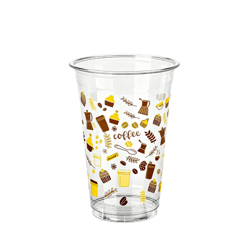Custom 20oz Premium Clear Plastic Cups – ecoaralon